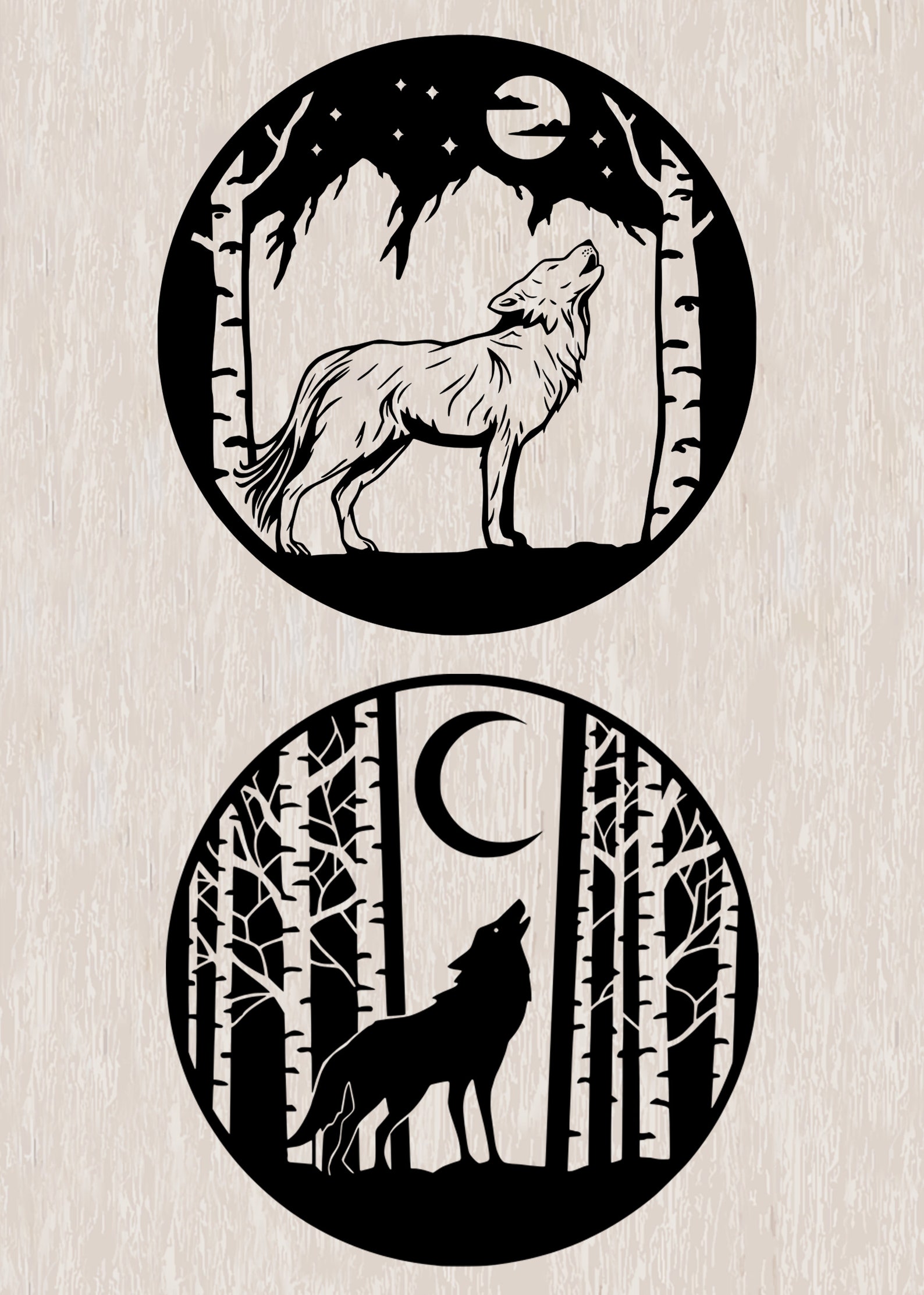 Wolf SVG Bundle Wolf SVG Howling Wolf Svg Wolves Svg - Etsy