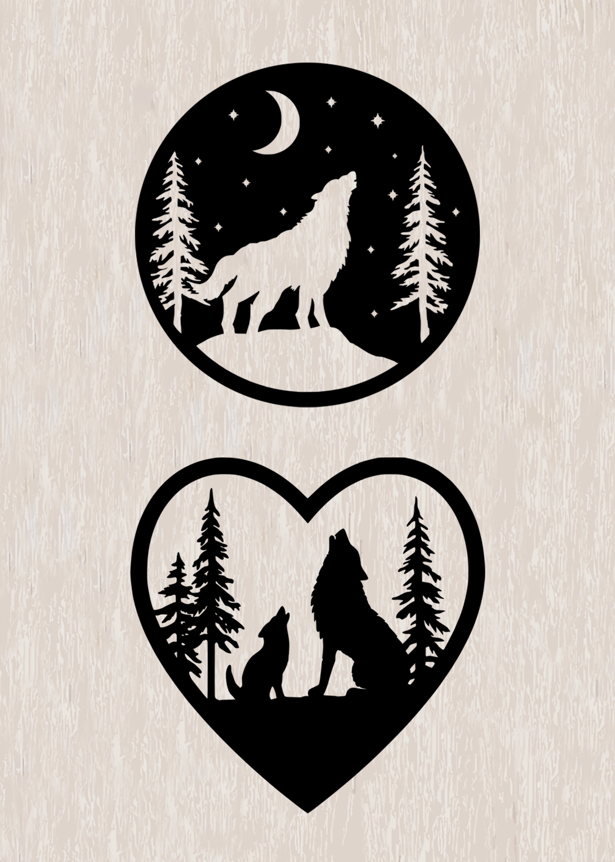 Wolf SVG Bundle Wolf SVG Howling Wolf Svg Wolves Svg - Etsy Canada