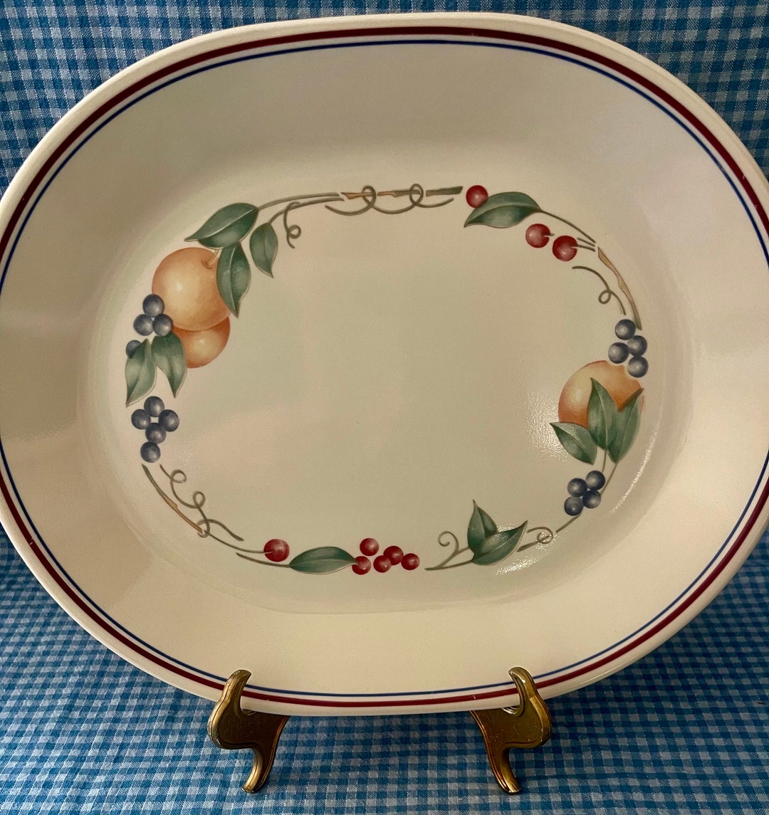 Corelle Serving Platter, Abundance Pattern by Corning - Etsy