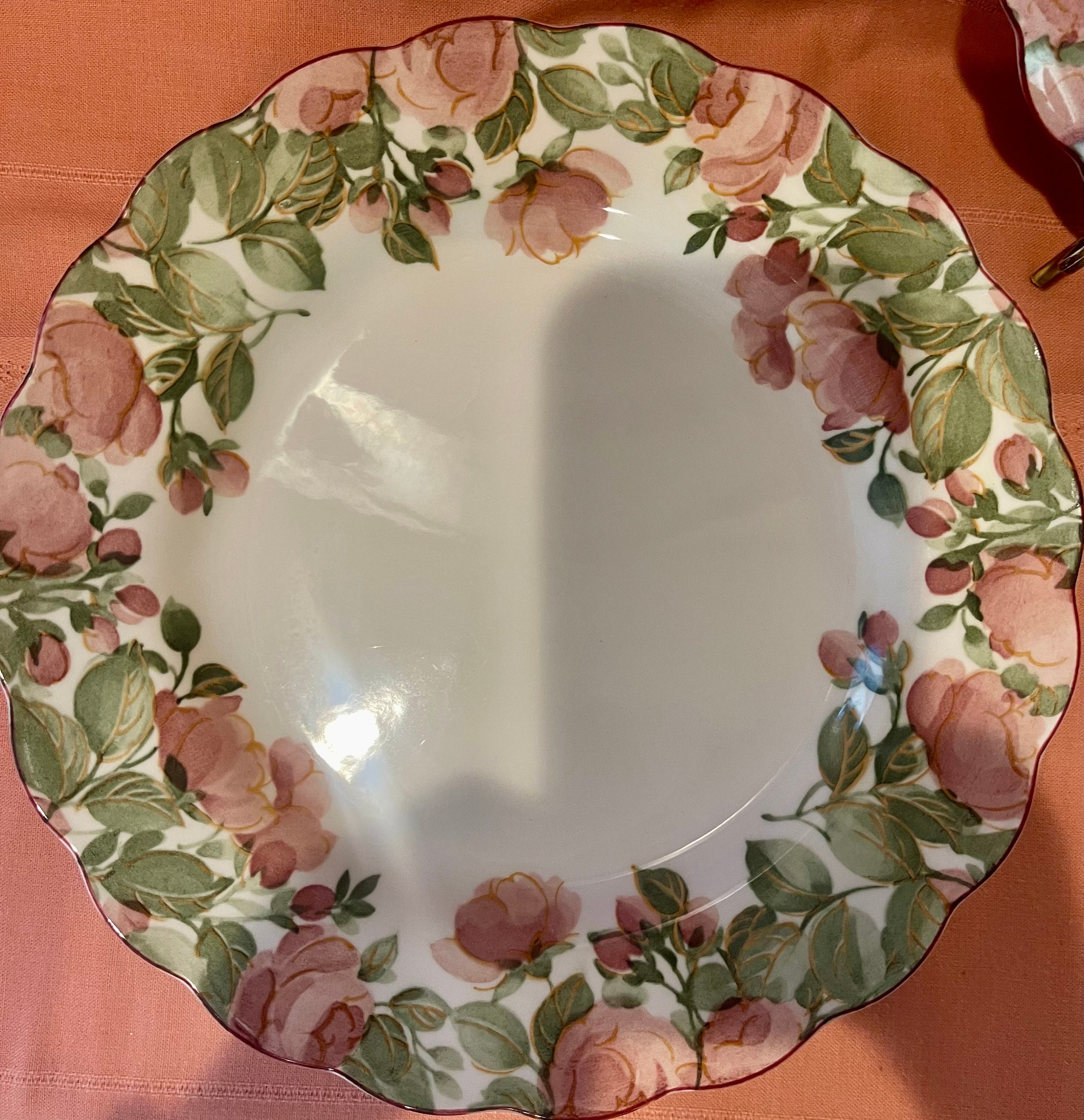 Set of 7 Beautiful Dinner Plates by Nikki in the Precious Pattern - Etsy
