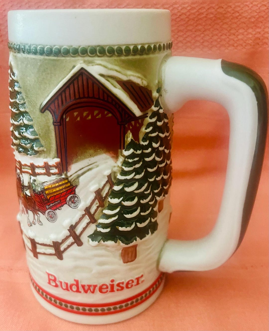 Budweiser Clydesdale Beer Stein. 1986 Collector’s Series. ( Series B ...