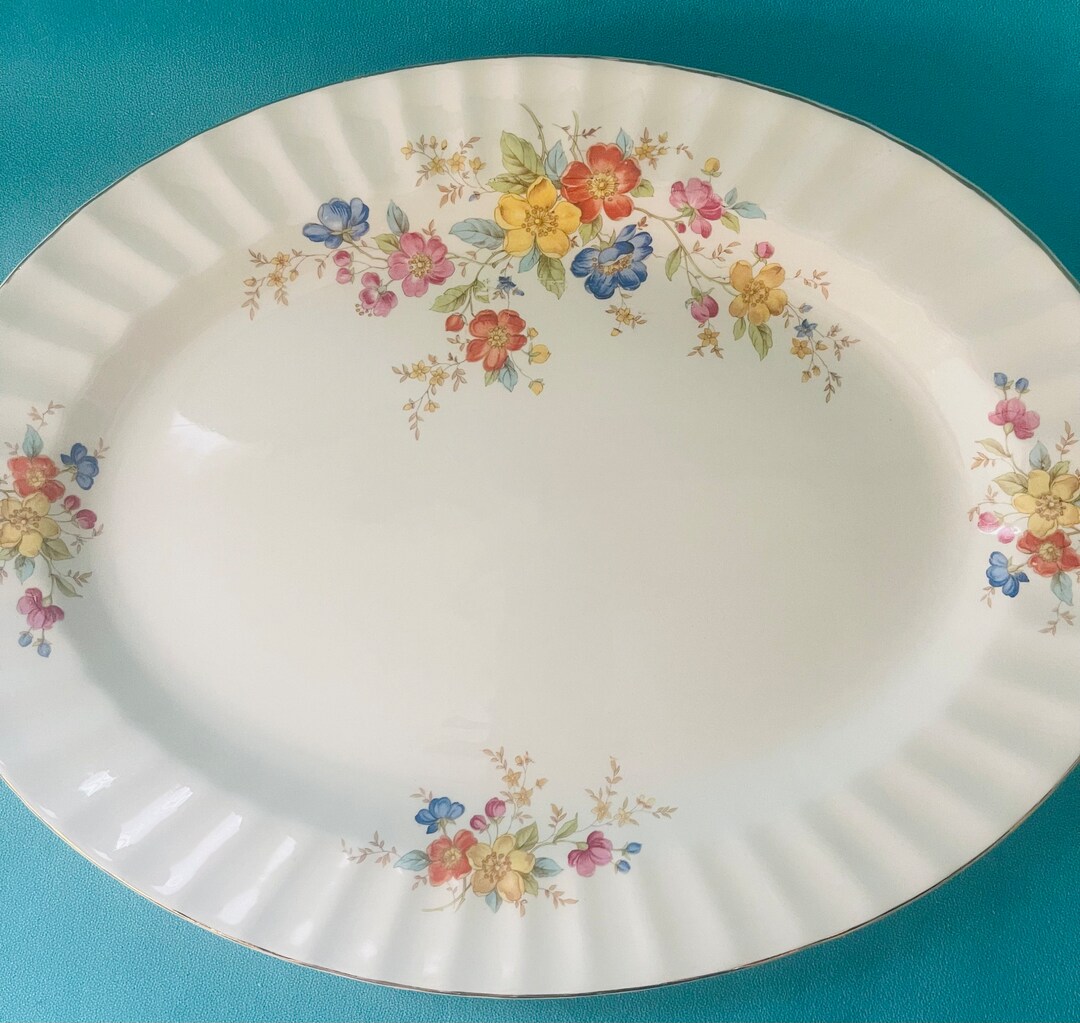 Serving Platter by Edwin Knowles Pattern KNO280 - Etsy