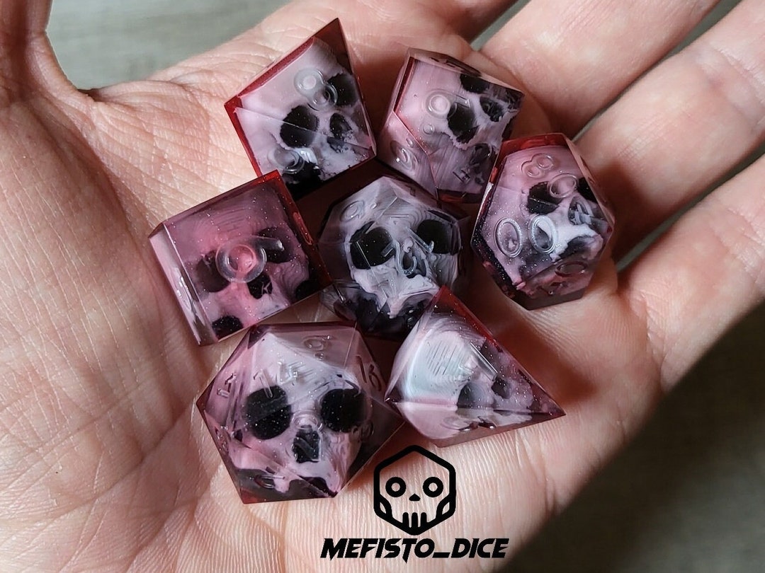 Dnd Dice Skull Dice Set , D&D Dice Set for Dungeons and Dragons D E D ...