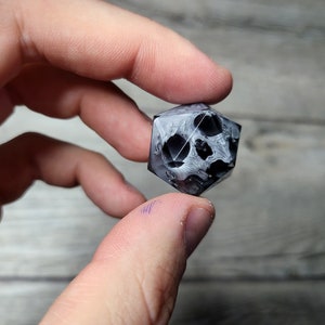 D20 Skull Dice Sharp Edge D&D Dice Set for Dungeons and - Etsy