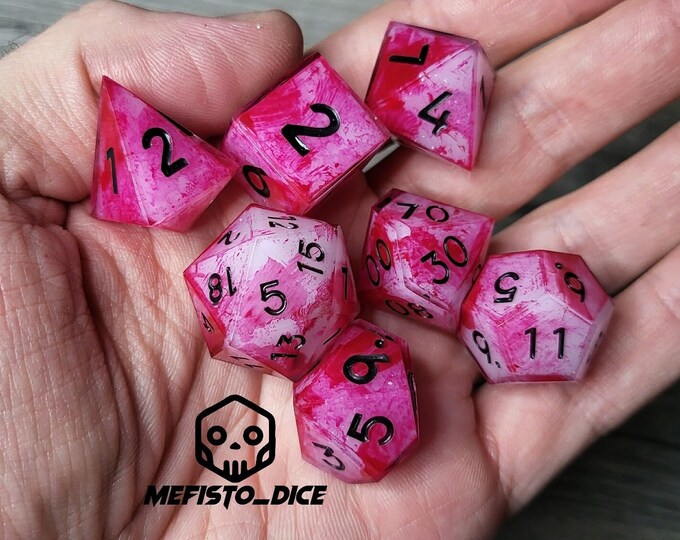 Dice Blood Set Vampire Dice Set Sharp Edge Dice , Dungeons and Dragons ...