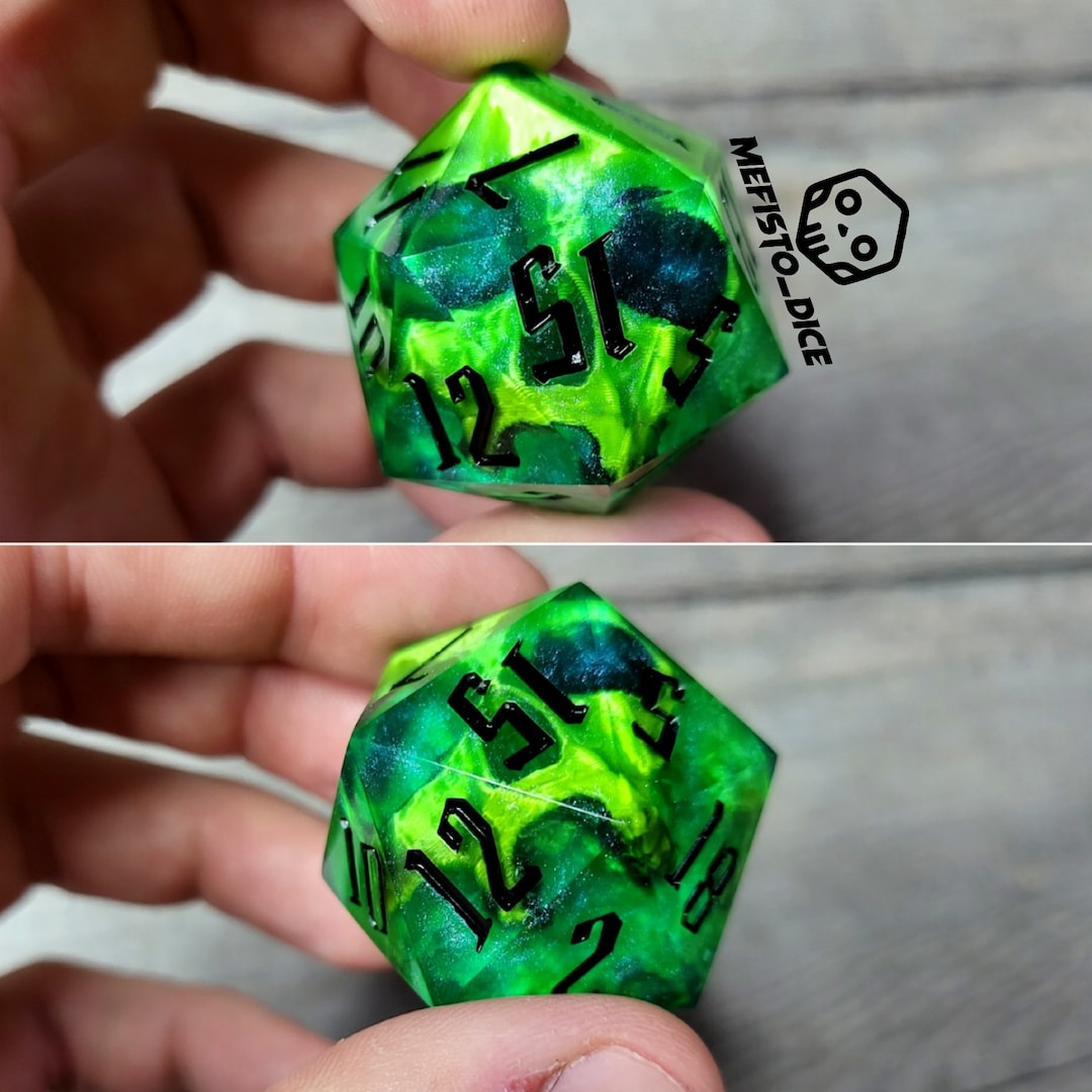 Dice Skull Devil Dead Dice 33 Mm Dice Sharp Edge, D&D Dice Set for ...