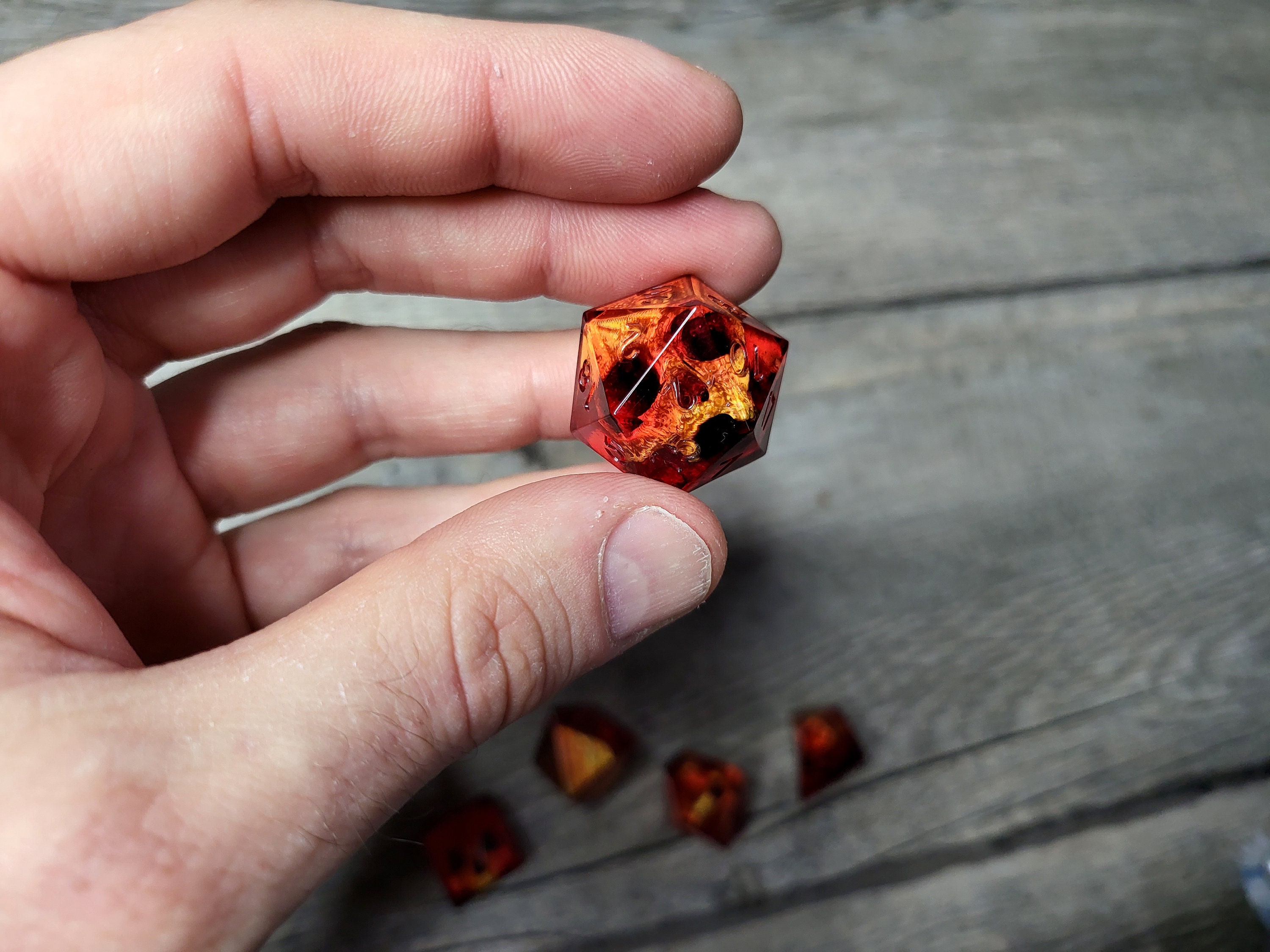 Dice Set for Dnd Sharp Edge D&D Dungeons and Dragons Dices - D20 D12 ...