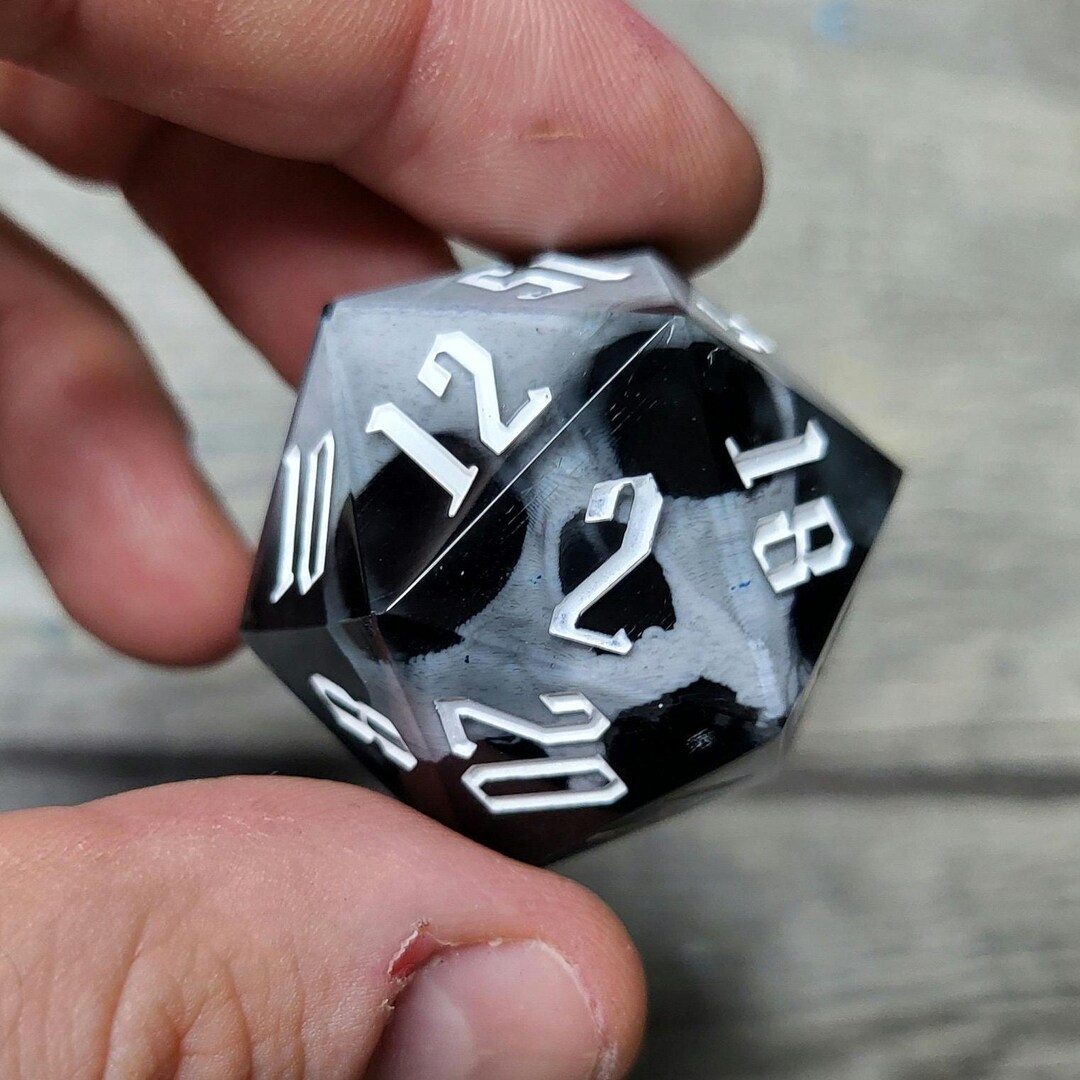 Dice D20 Dnd Skull Warlock 33 Mm Dice Sharp Edge, D&D for Dungeons and ...