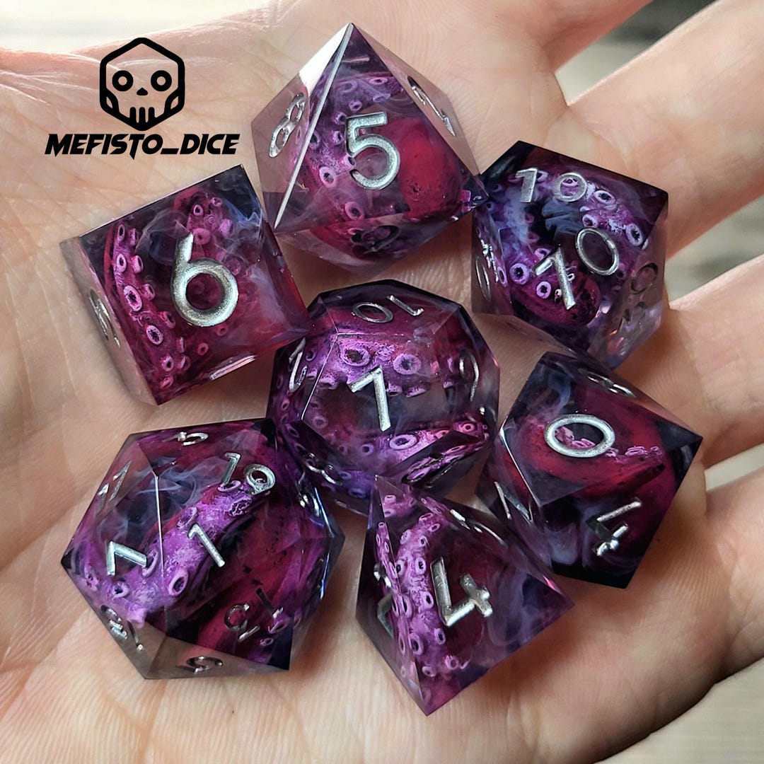 Call of Cthulhu Dice Tentacle Kraken for Dungeons and Dragons Dnd Dice ...