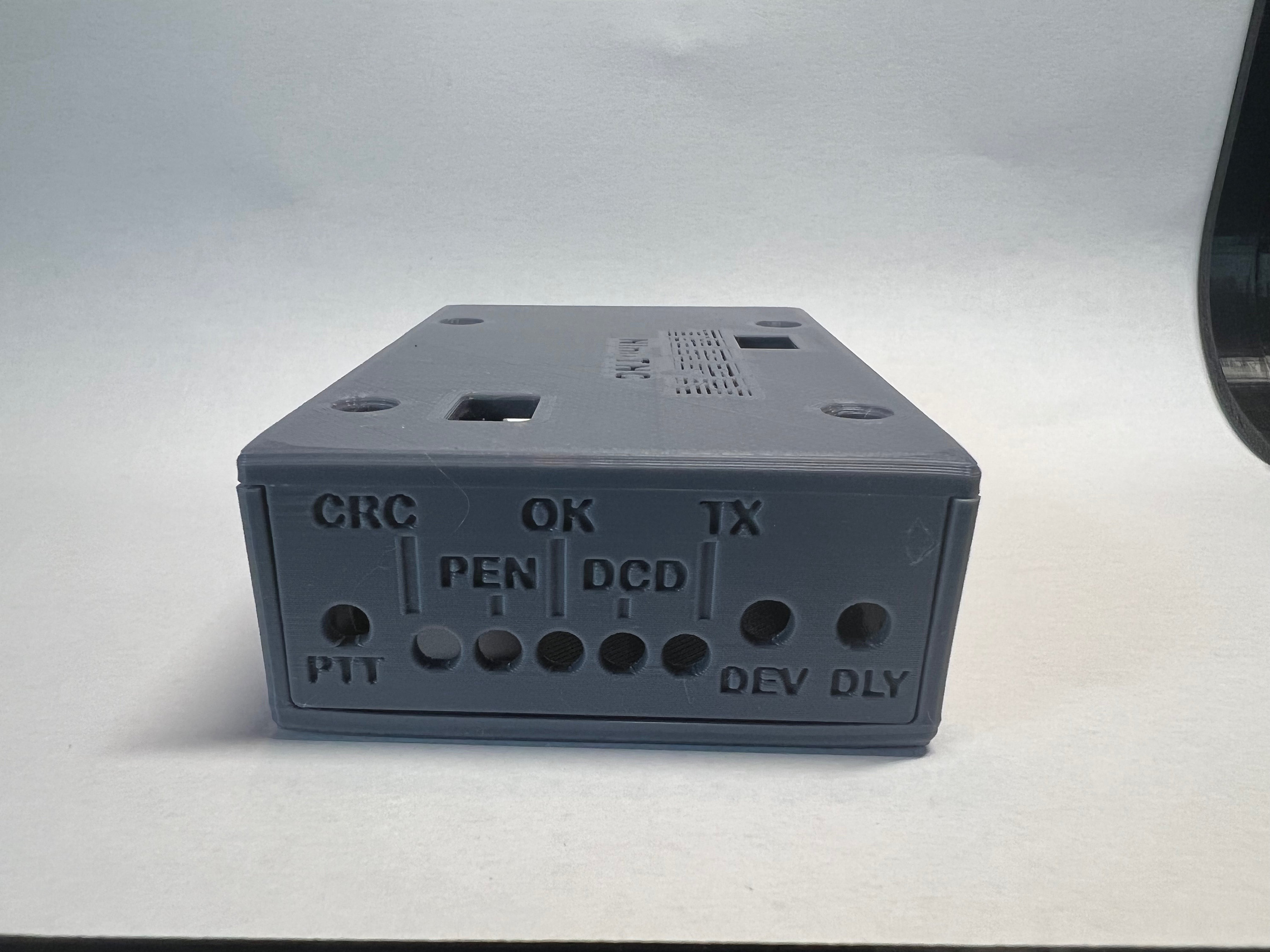 Ninotnc Case Gray 3D Printed for Version A4 With Opening for Signal ...