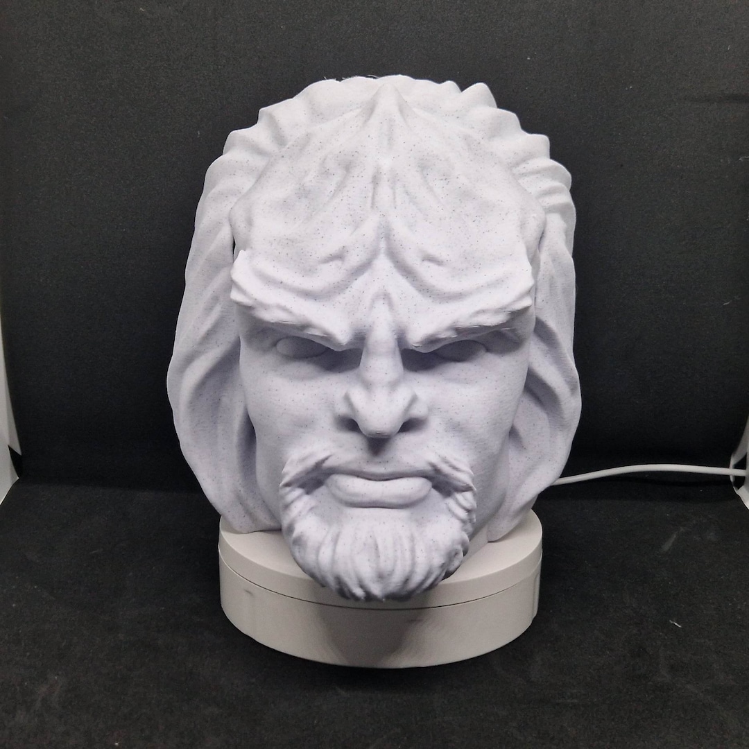 3D Printed Worf Headphone Stand, Desk Organizer, Gaming Decor, Trekkie ...