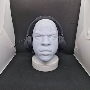 Ice Cube | Headphone Holder, Gaming Accessories, Desktop, Ice Cube Bust ...