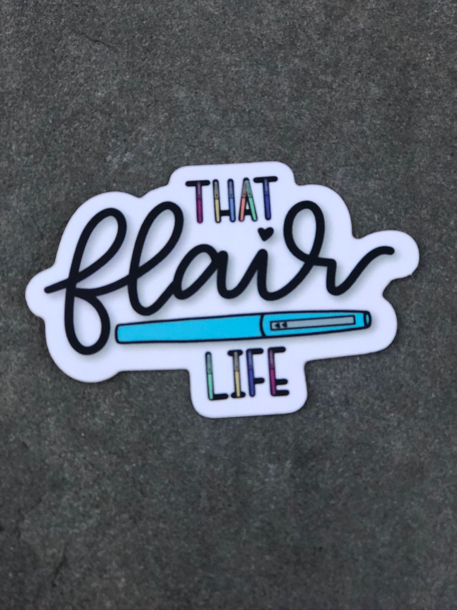 That Flair Life Sticker - Etsy