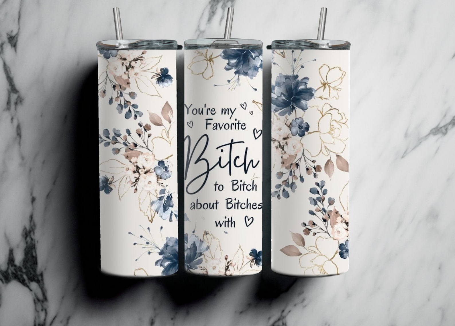 Funny Best Friend Tumbler Wrap, Floral Cup Design (digital) - Etsy