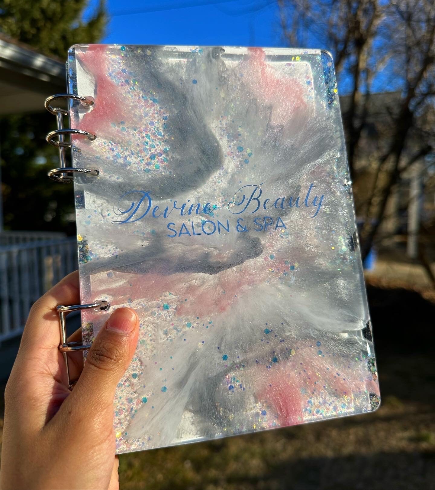 Marble Resin Journal - Etsy
