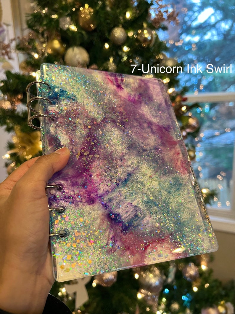 Marble Resin Journal - Etsy