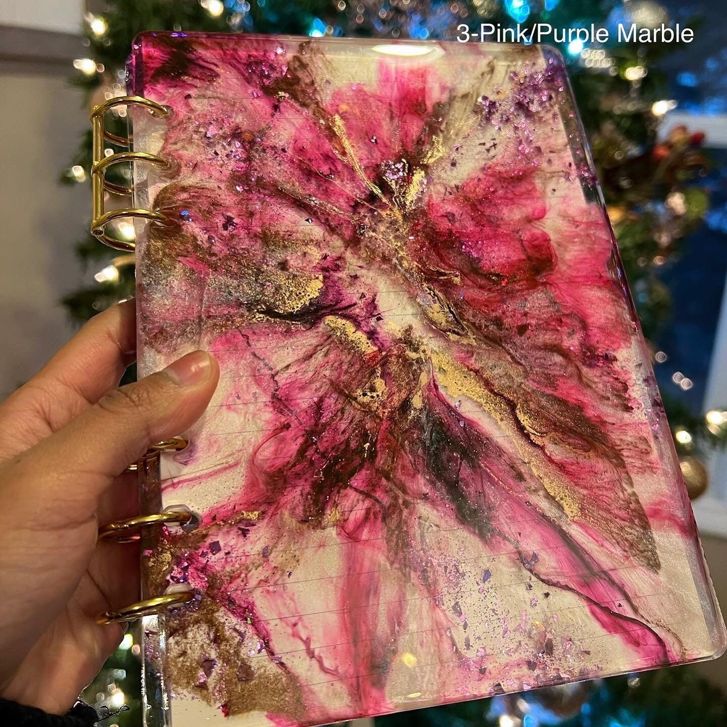 Marble Resin Journal - Etsy