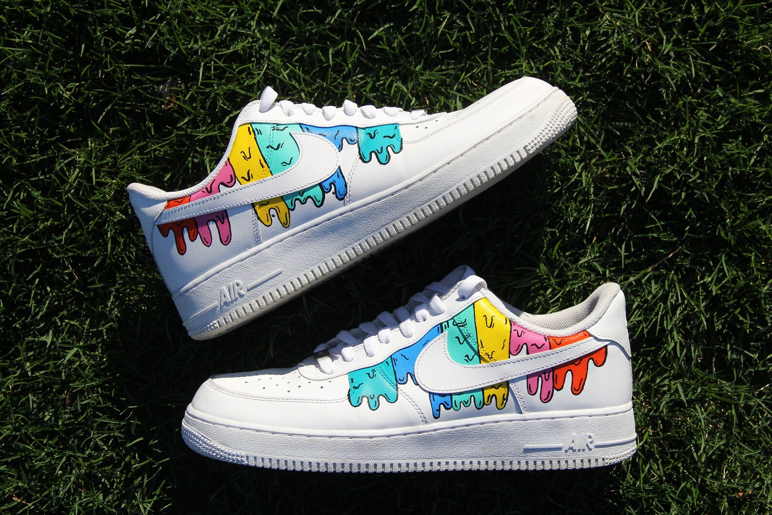 Custom Air Force 1 crazy Drip // Custom Drip - Etsy