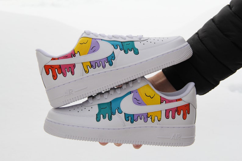 Custom Air Force 1 super Drip // Custom Drippy - Etsy
