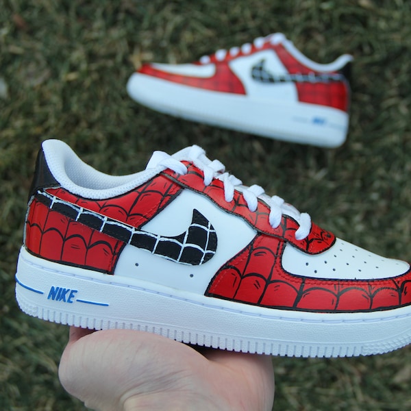 Spiderman Air Force 1 - Etsy