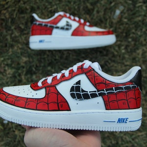 Custom Air Force 1 "spider” // Spider Print Custom Shoes - Etsy