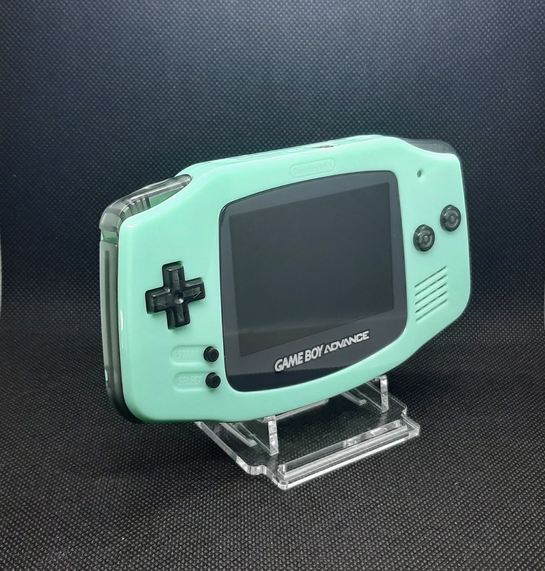 Game Boy Advance Green Mint and Transparent Black New IPS V3 Screen ...
