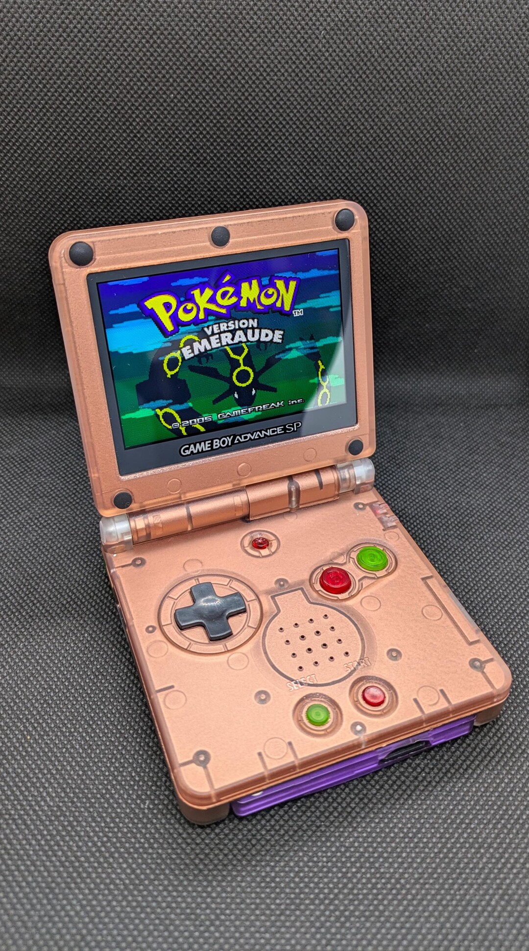 Game Boy Advance SP Steampunk Edition - Laminated Backlit IPS Screen ...