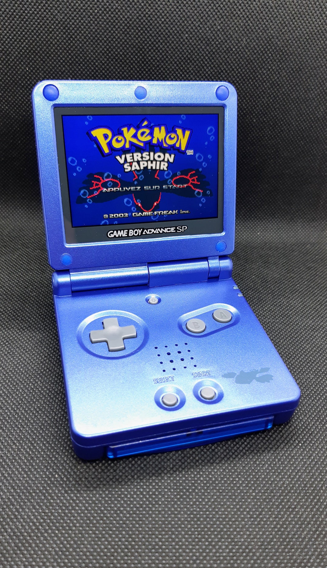 Game Boy Advance SP Edition Pokemon Kyogre - IPS Screen - High Capacity ...