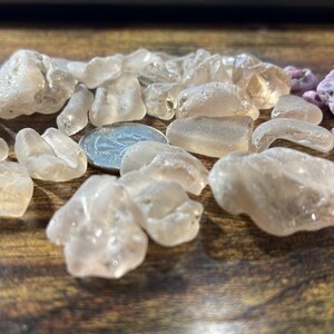 Recycled Pink Glass, Tumbled Pink Glass, Pink Homemade Sea Glass, Pink ...