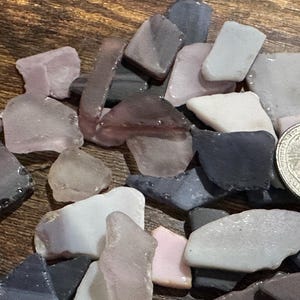 Purple Sea Glass, Sea Glass Bulk, Sea Glass Lot, 120 Pieces of Small to ...