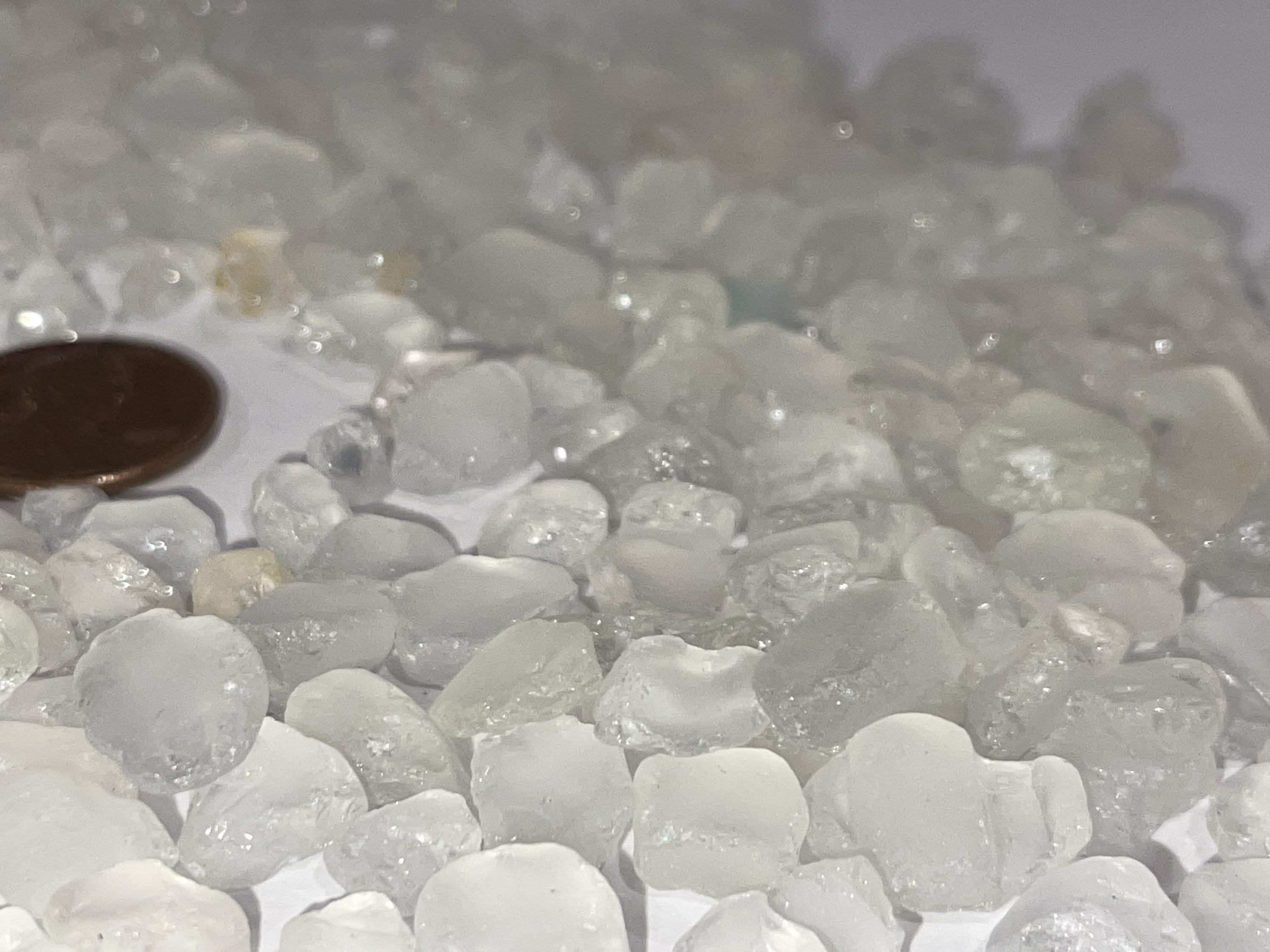 Clear Tumbled Glass, Recycled Glass, Ocean Glass, River Glass, Bay ...