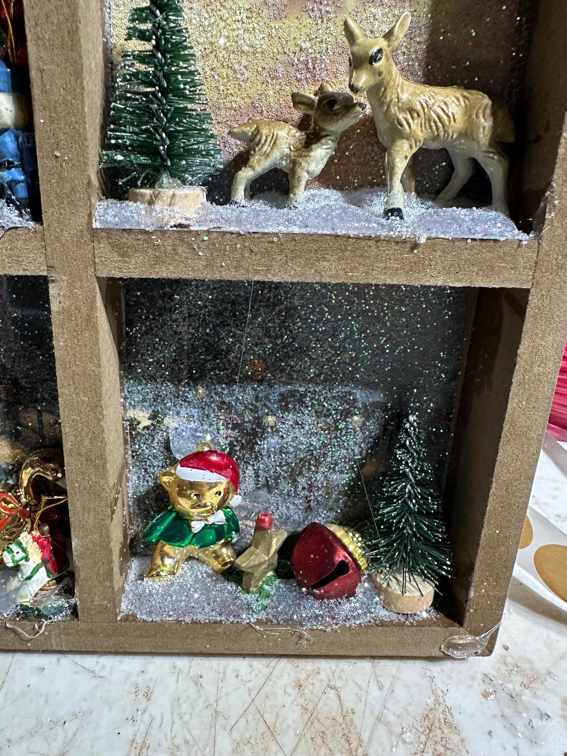 Wooden Shadow Box Christmas Decorations, #114 - Etsy