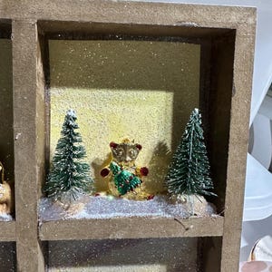 Wooden Shadow Box Christmas Decorations, #114 - Etsy