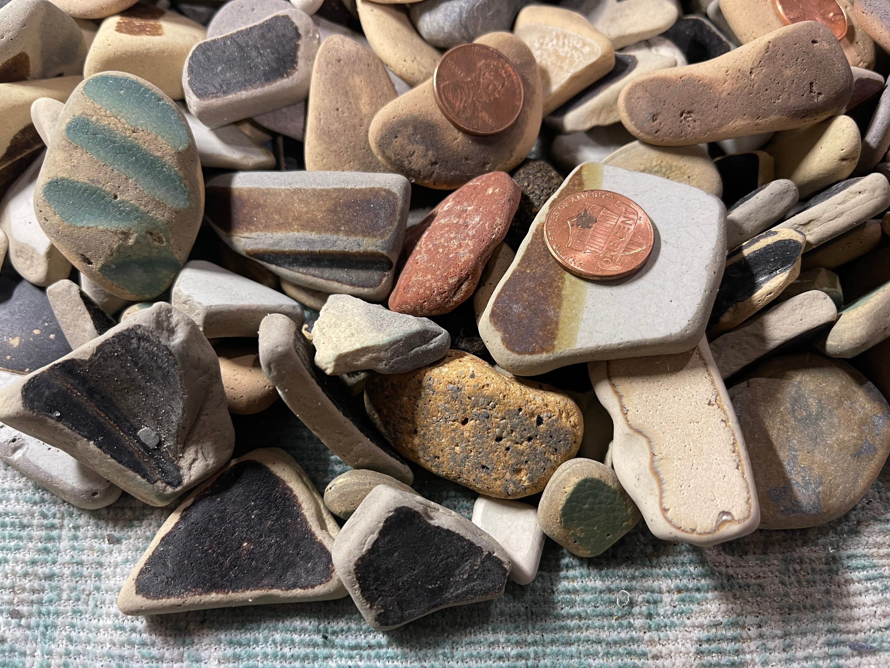 Homemade Sea Pottery Beach Pottery Rock Stones Surf - Etsy