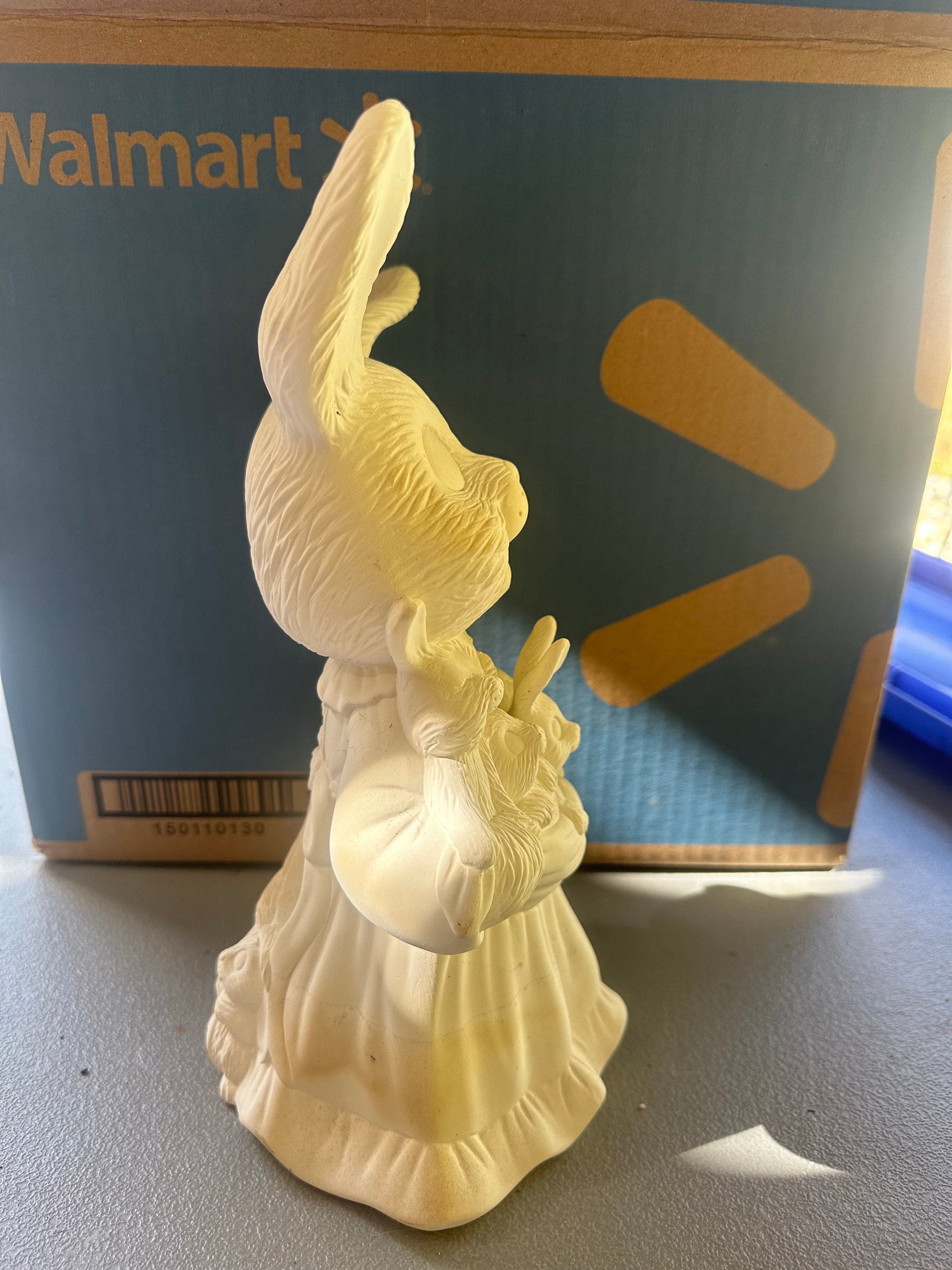 Ceramic Bisque Dona's Mama Bunny Rabbit With Babies Pyop Unpainted ...