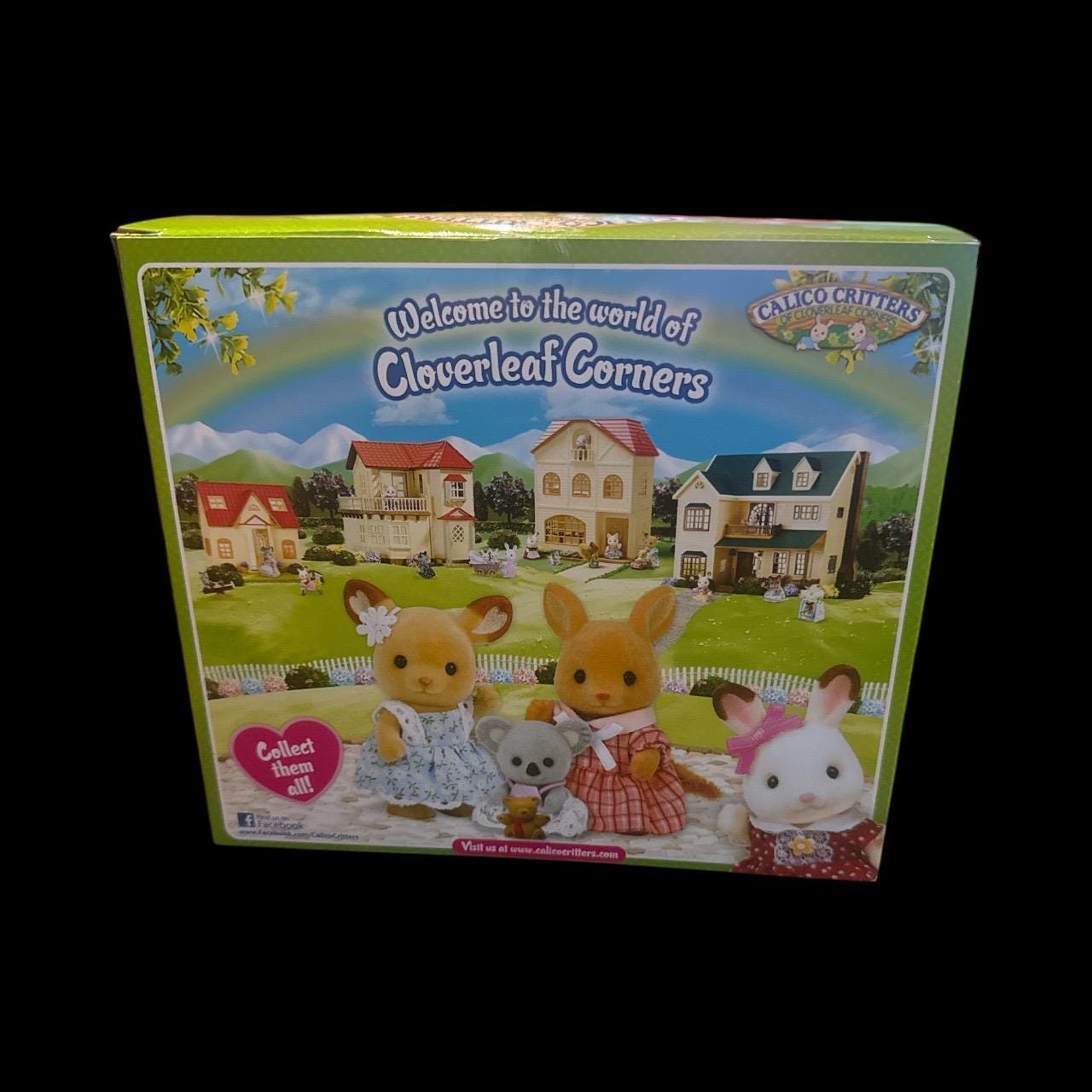 Calico Critters Sylvanian Families BORDER COLLIE FAMILY Rare & Retired ...