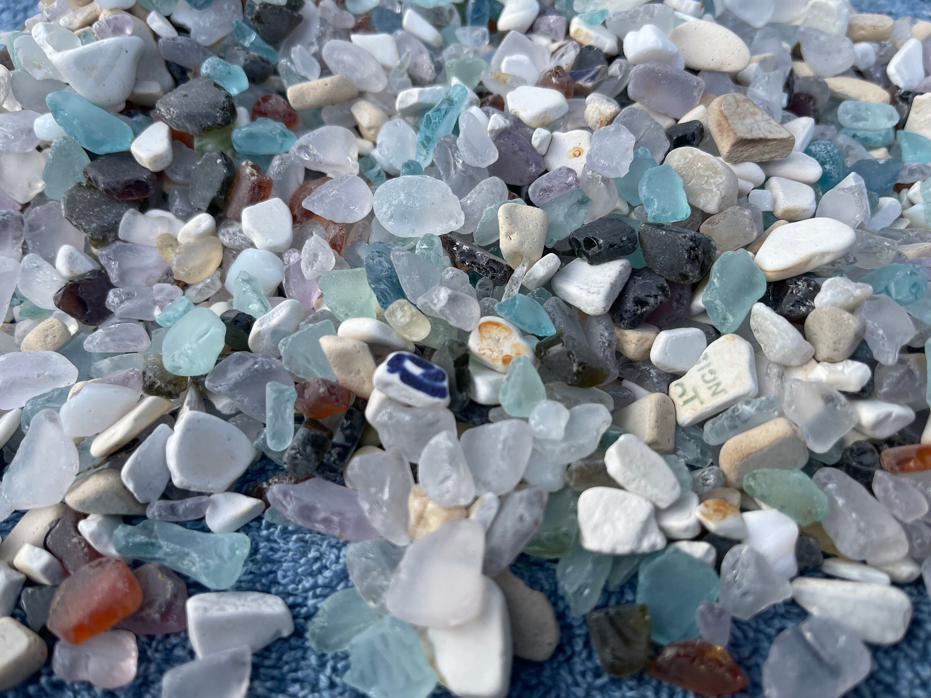 Multi Colored Sea Glass and Pottery Small Pieces - Etsy