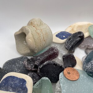 Bulk Large Sea Glass Pieces, Multi Colored Sea Glass, 15a - Etsy