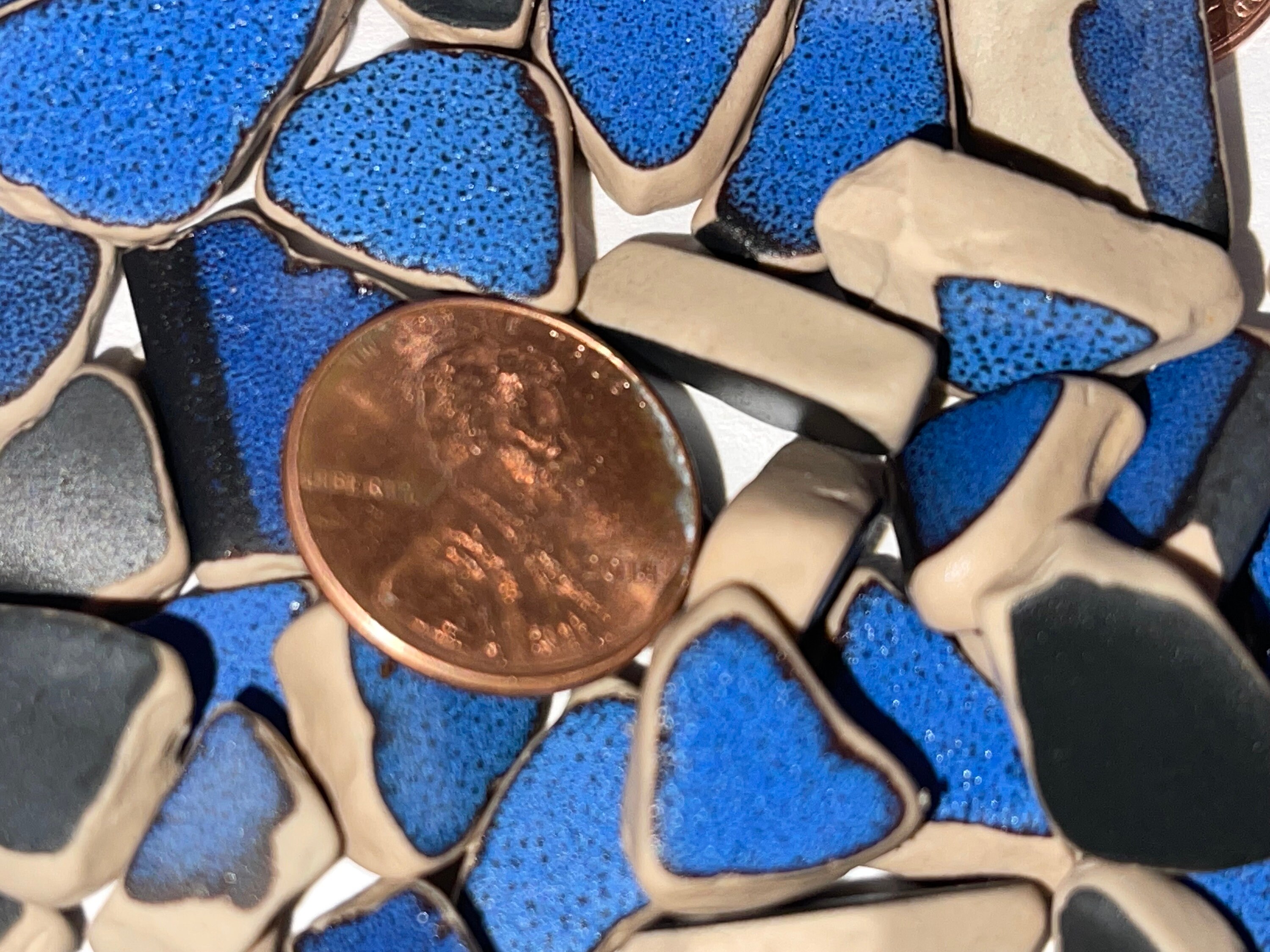 White Blue Sea Pottery Surf Pottery Beach Pottery River - Etsy