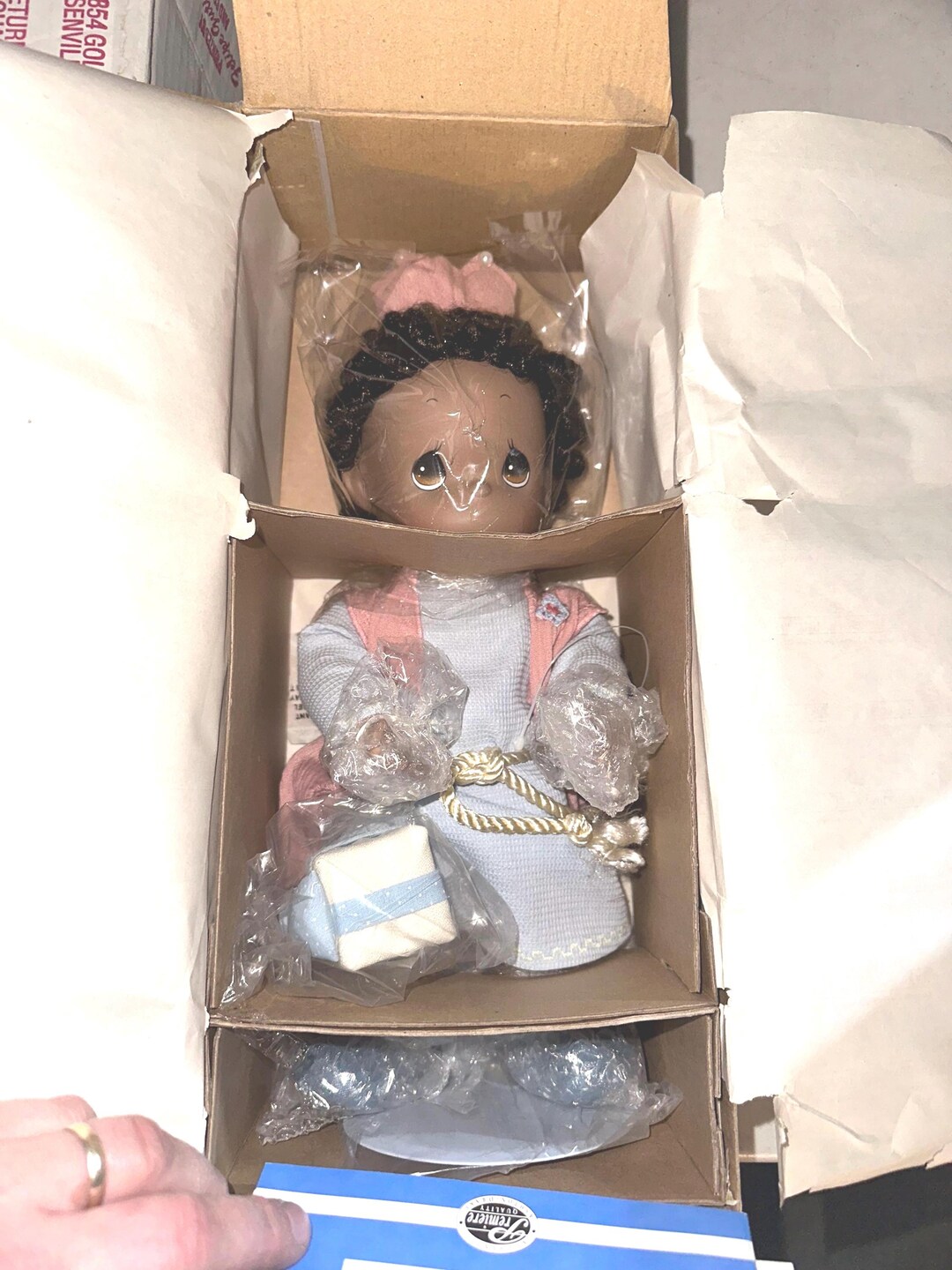 Ashton Drake Precious Moments Come Let Us Abore Him "balthazar" Doll ...