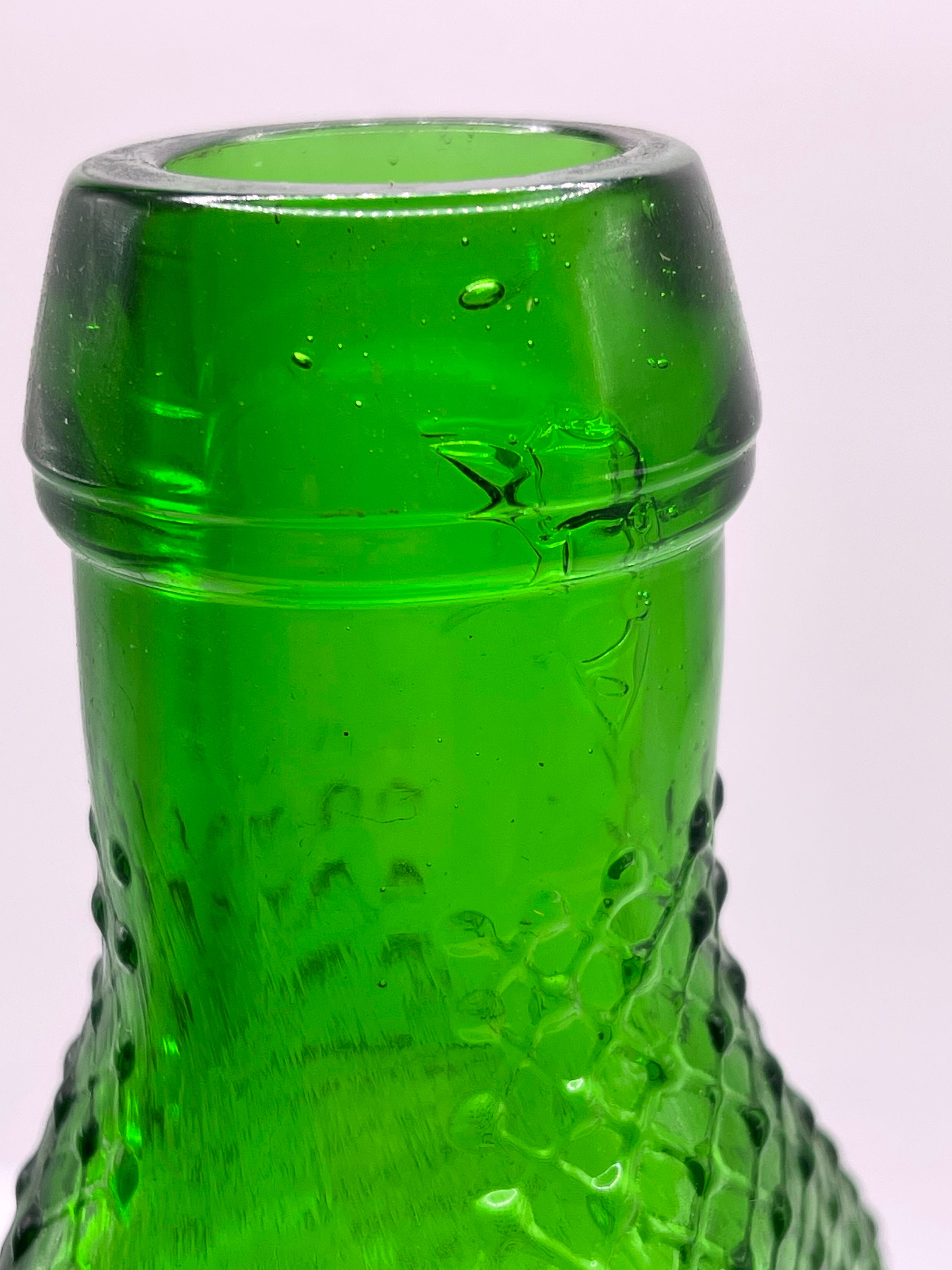 Vintage Clevenger Brothers Bank of Mantua Glass Green Bottle 449 - Etsy