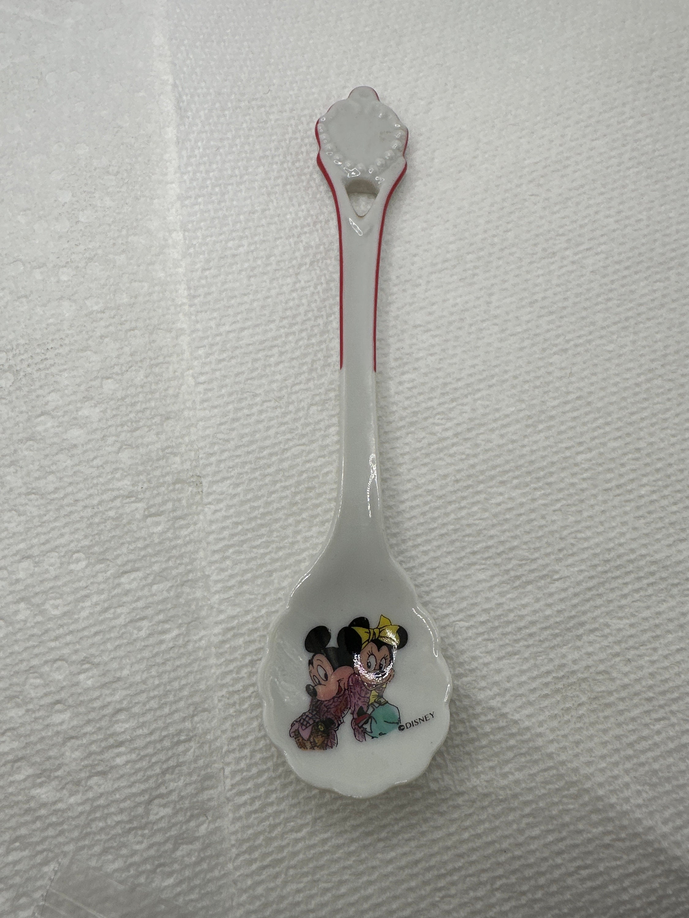 Porcelain Collectible Disney Spoon Souvenir Spoon Micky and - Etsy