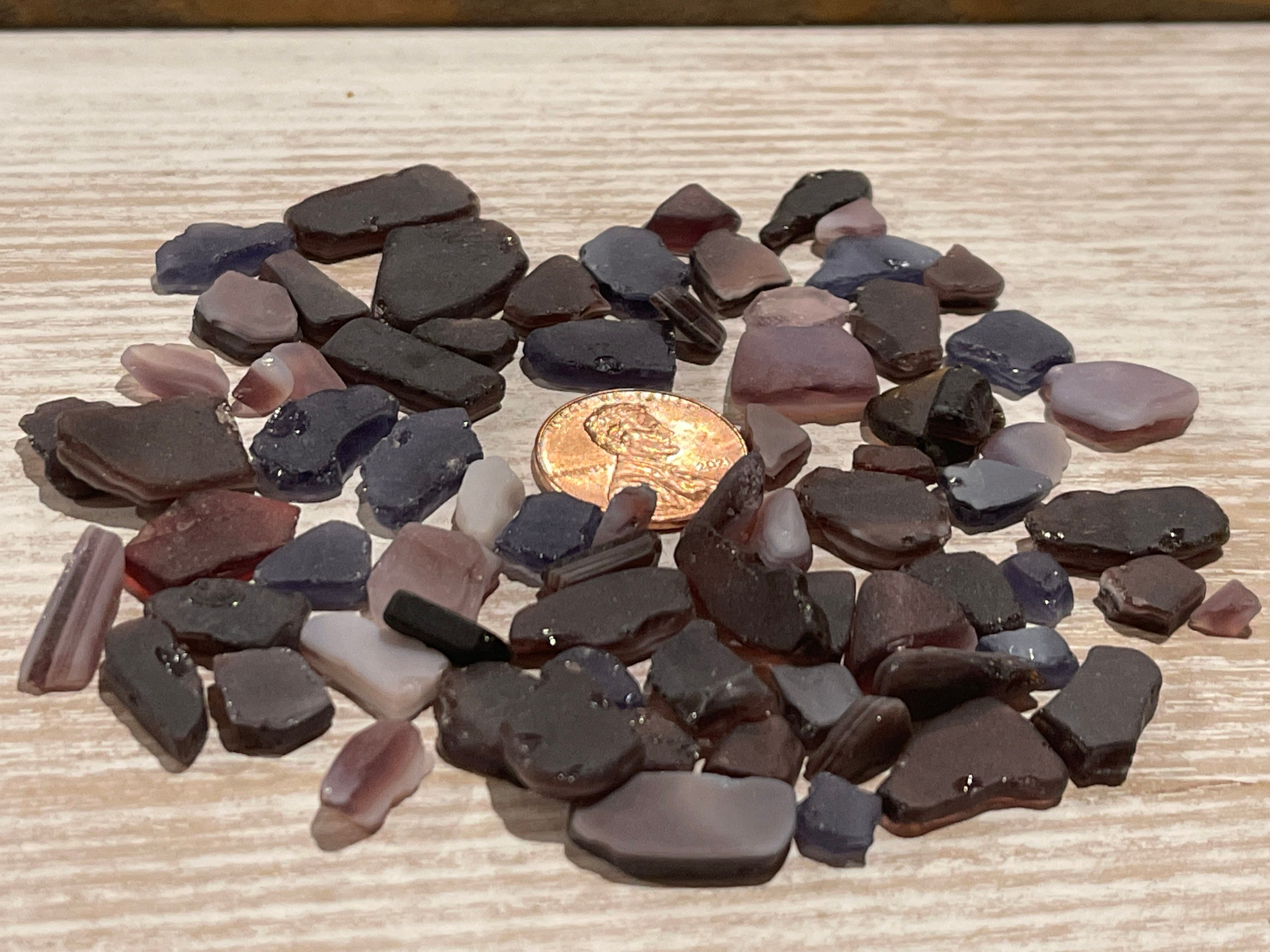 Homemade Purple Sea Glass Purpletumbled Glass, Purple Craft Glass ...