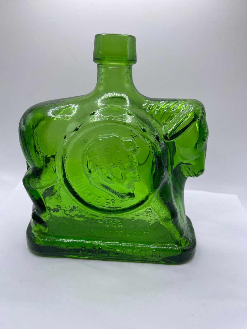 Wheaton Green Glass, Glass Collectors, 1968 Democratic , Presidential ...