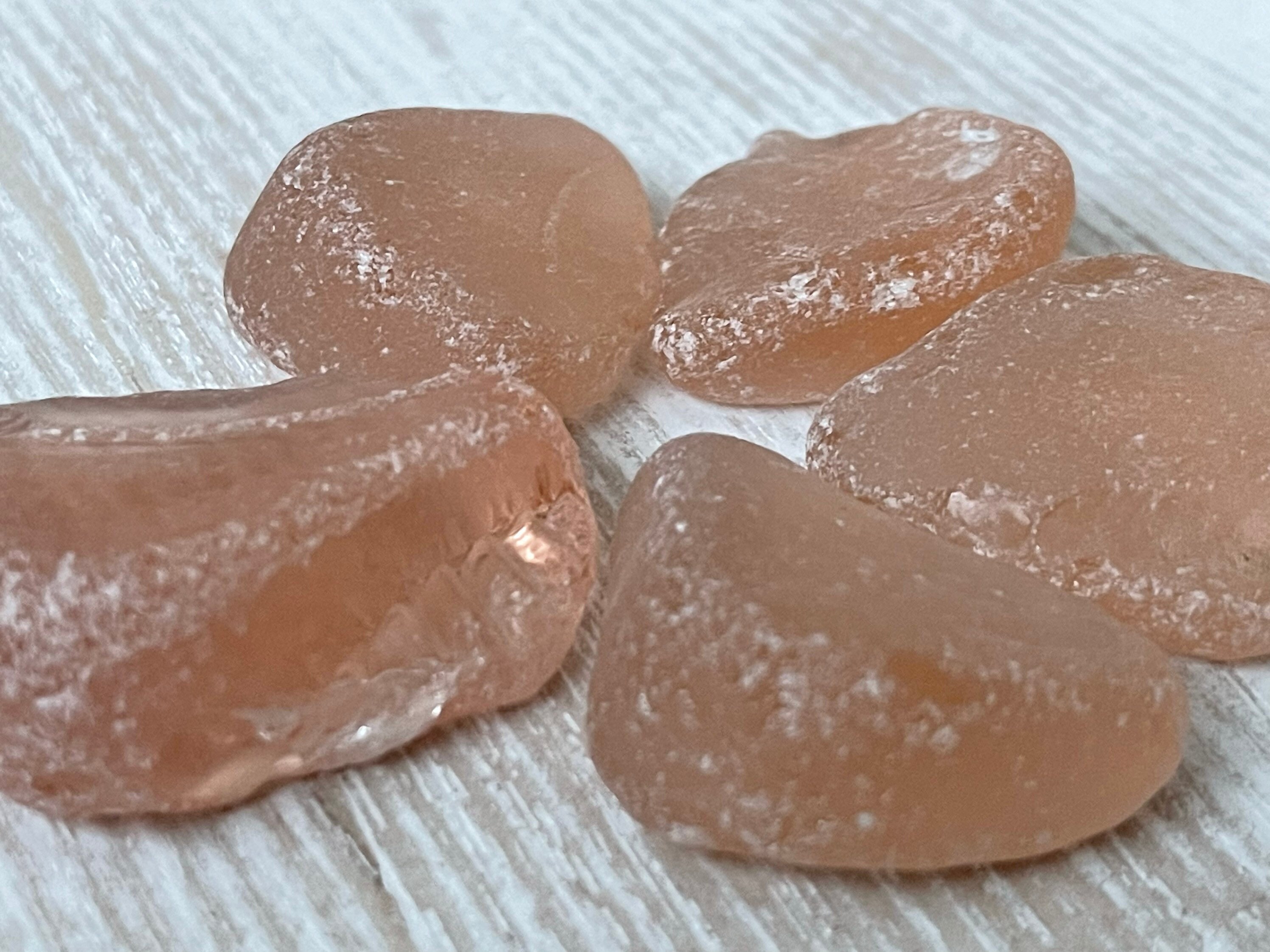 Recycled Pink Glass Tumbled Pink Glass Pink Homemade Sea - Etsy