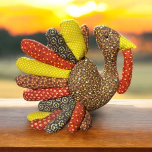 Vintage Stuffed Turkey, Thanksgiving Decor, Fall Decor, Turkey Decor ...