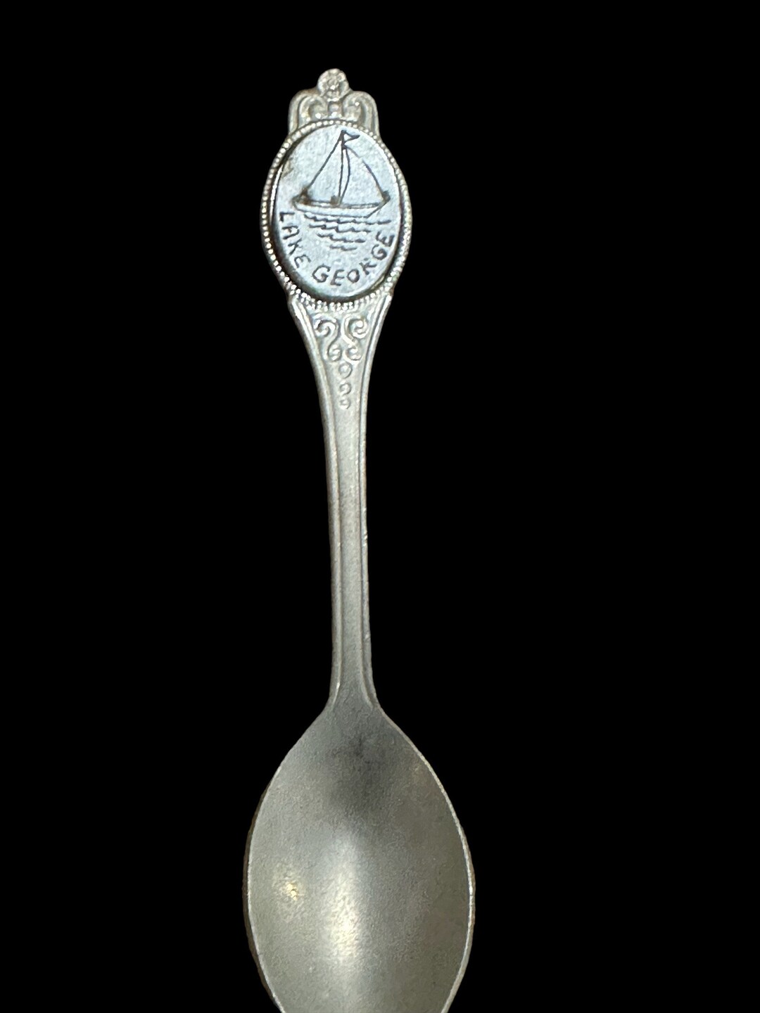 Vintage Souvenir Spoons, Lake George, NY, Liberty, NY, Lake Champlain ...