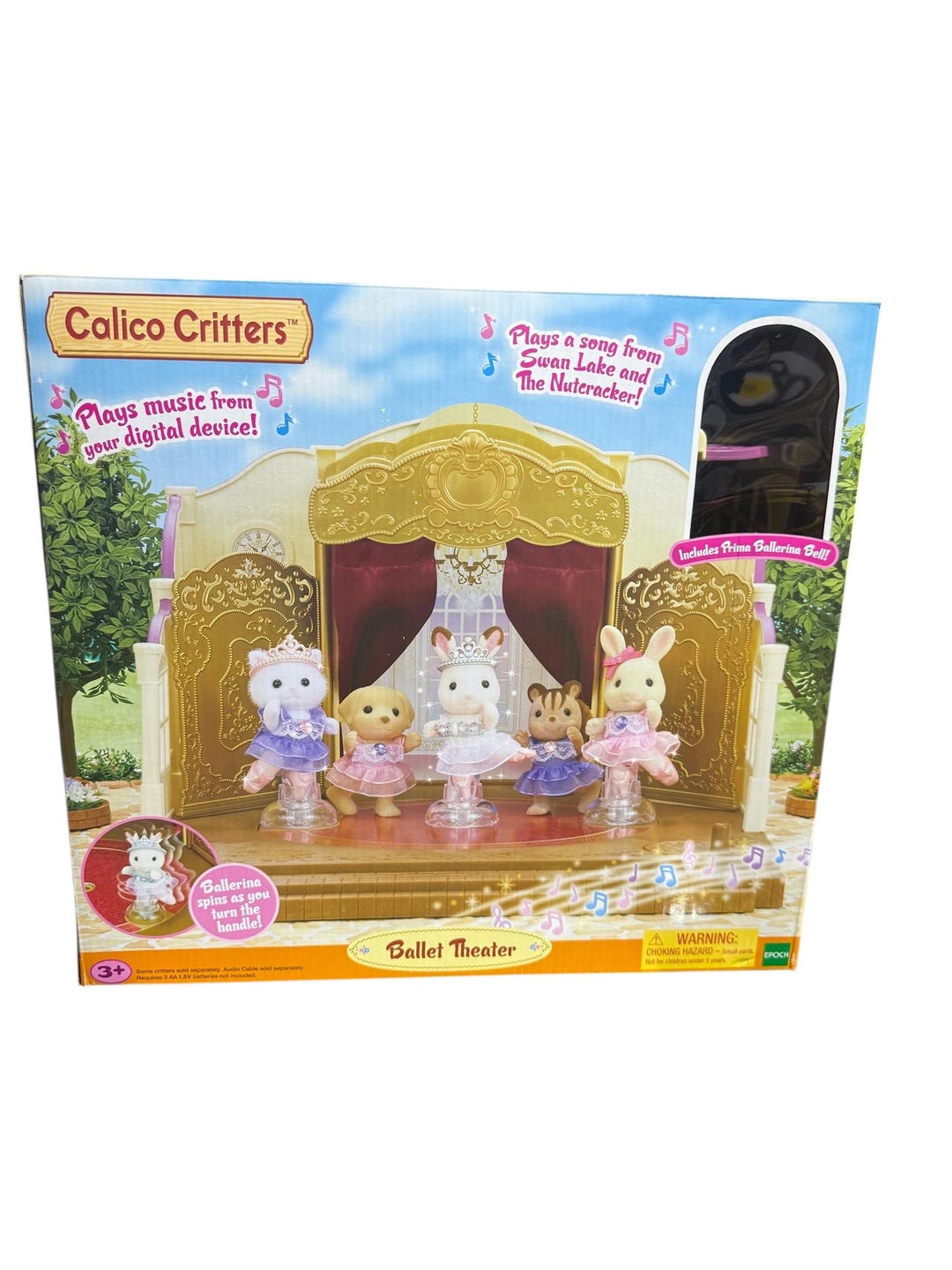Calico Critters Ballet Theater Playset – Plays Music – W/ Ballerina ...