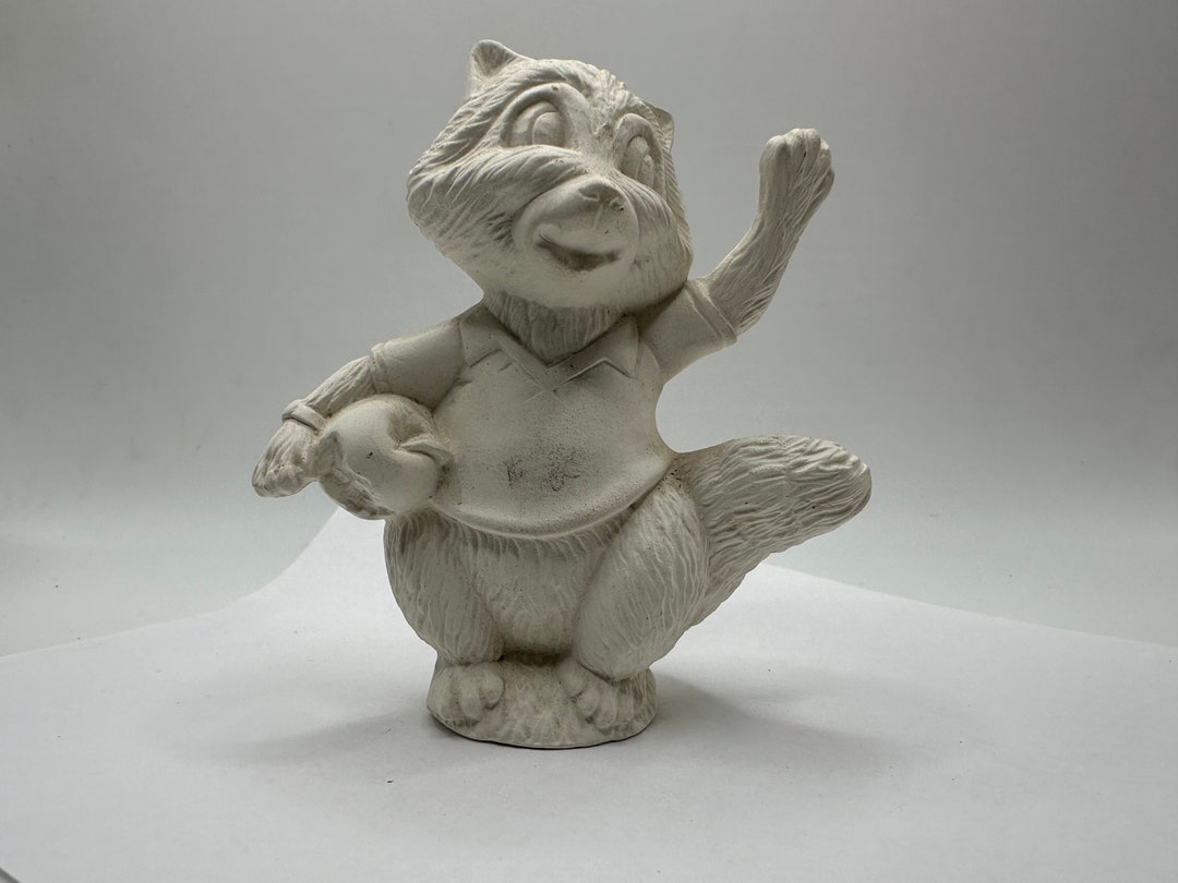 Ceramic Bisque Beaver Ready to Paint, Ceramic Bisque Raccoon #A40 A41 ...