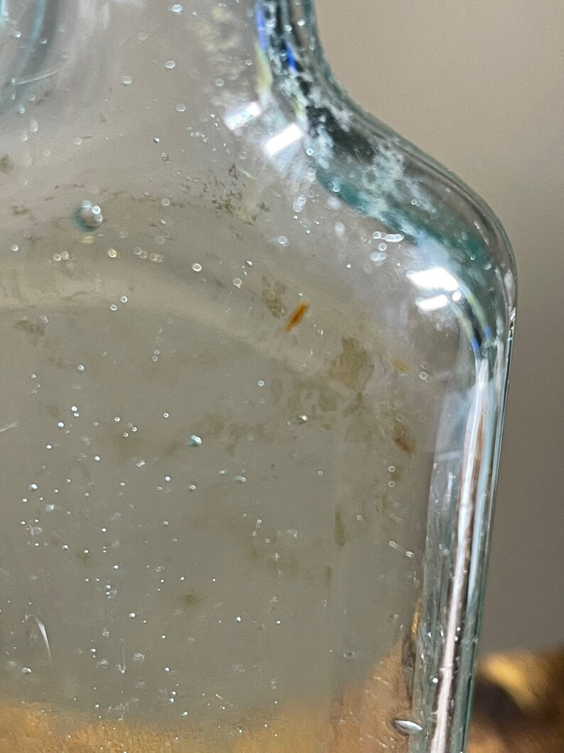 Aqua Vintage Glass Medicine Bottle Castoria 454 - Etsy